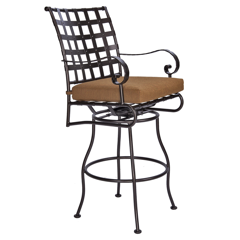OW Lee Classico-W Swivel Bar Stool with Arms | 953-SBSW