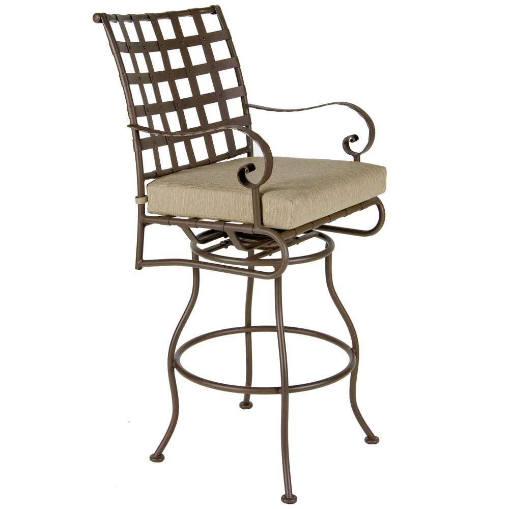 OW Lee Classico Swivel Bar Stool with Arms | 953-SBSF