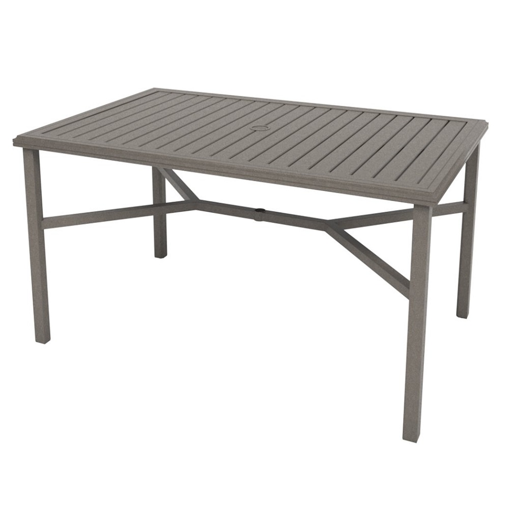 Tropitone Amici 66 X 42 Rectangle Counter Umbrella Table 691866u 34 1988