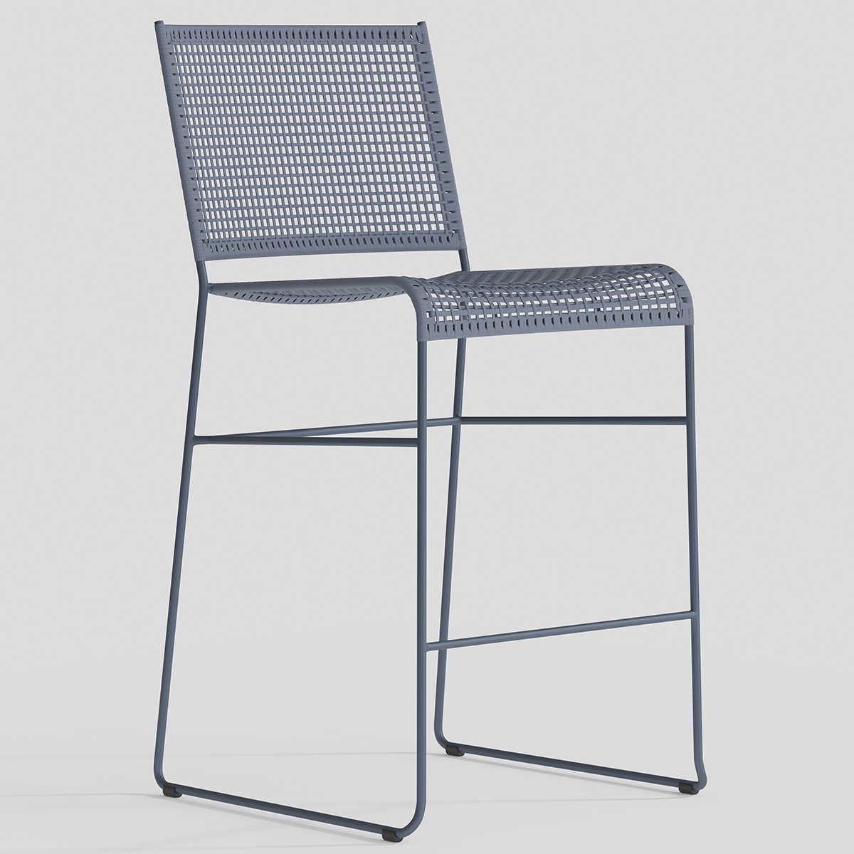 Tropitone Bayfront Rope Armless Bar Stool | 9A2329