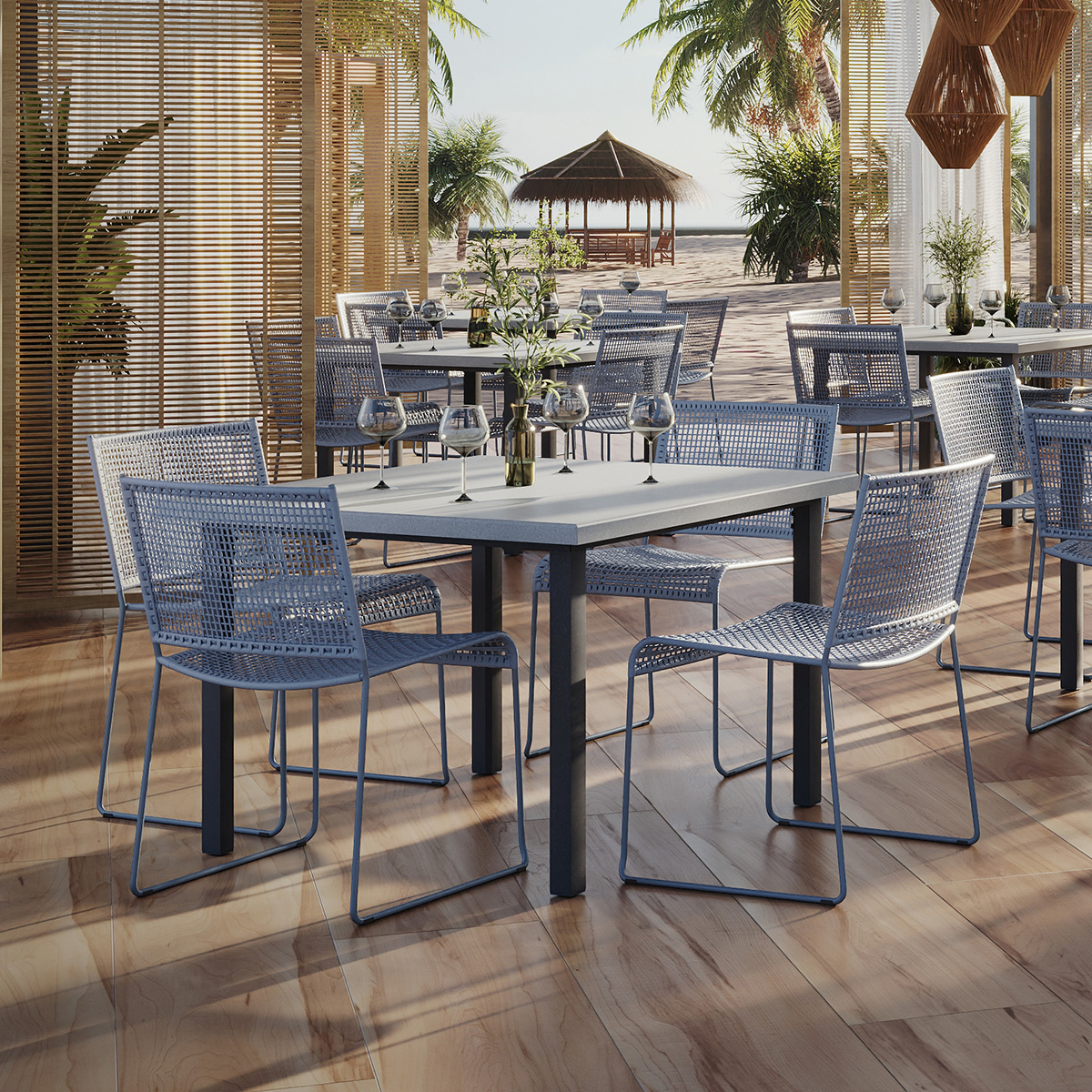 Tropitone Bayfront Rope Dining Set | TT-BAYFRONT-SET1