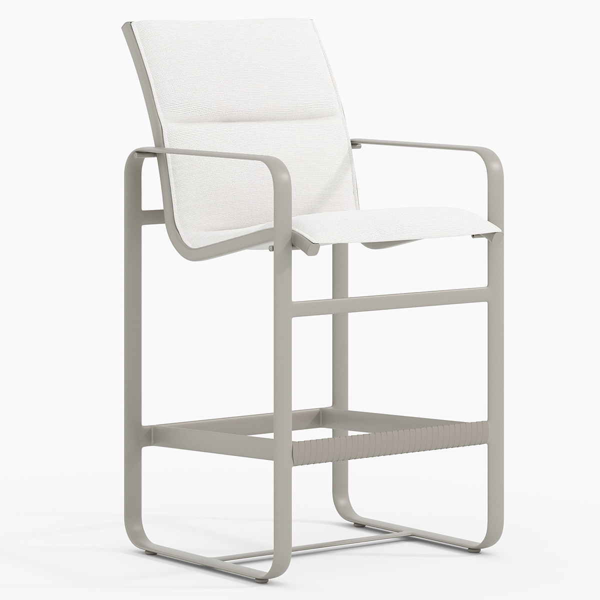 Tropitone Brasilia Padded Sling Stationary Bar Stool | 422429PS-28
