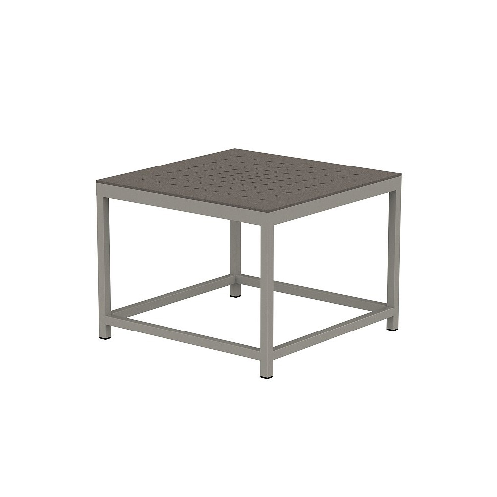 Tropitone Cabana Club 24" Square End Table with Aluminum Top | 591624ST