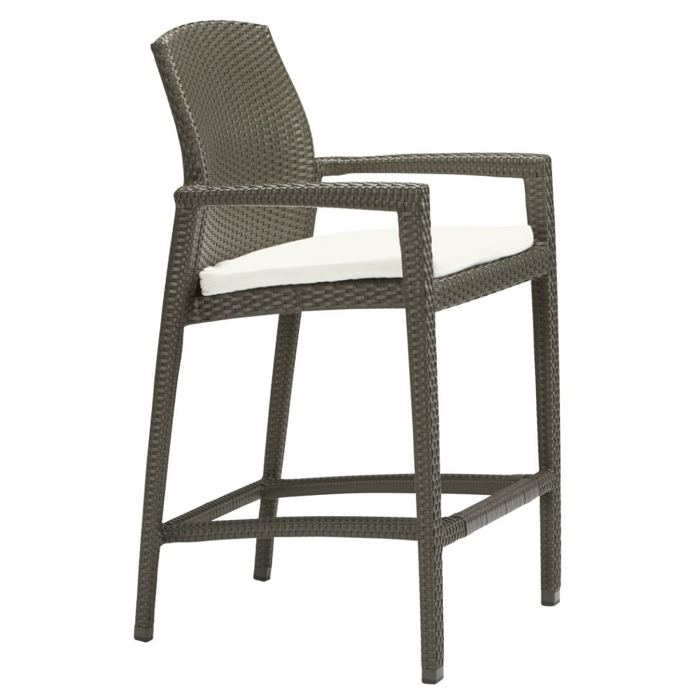 Tropitone Evo Stationary Bar Stool with Seat Pad | 36082605