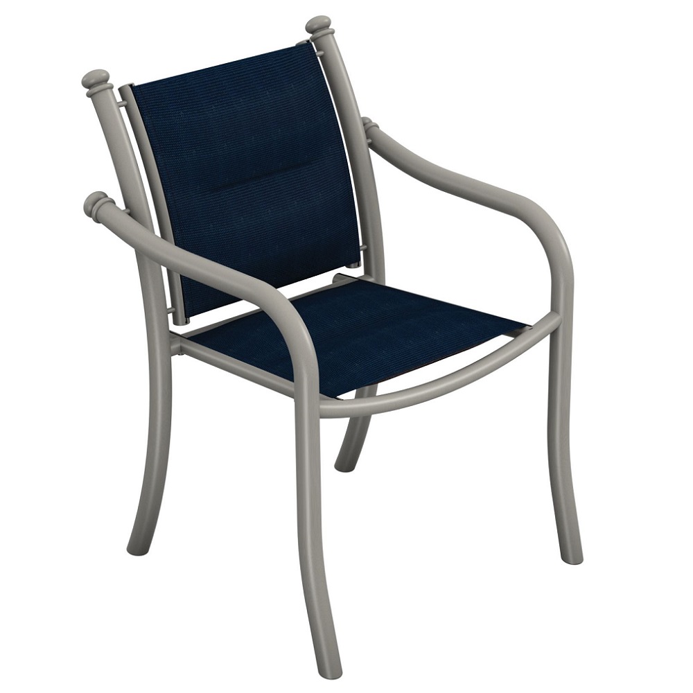 Tropitone La Scala Padded Sling Dining Chair | 330724PS