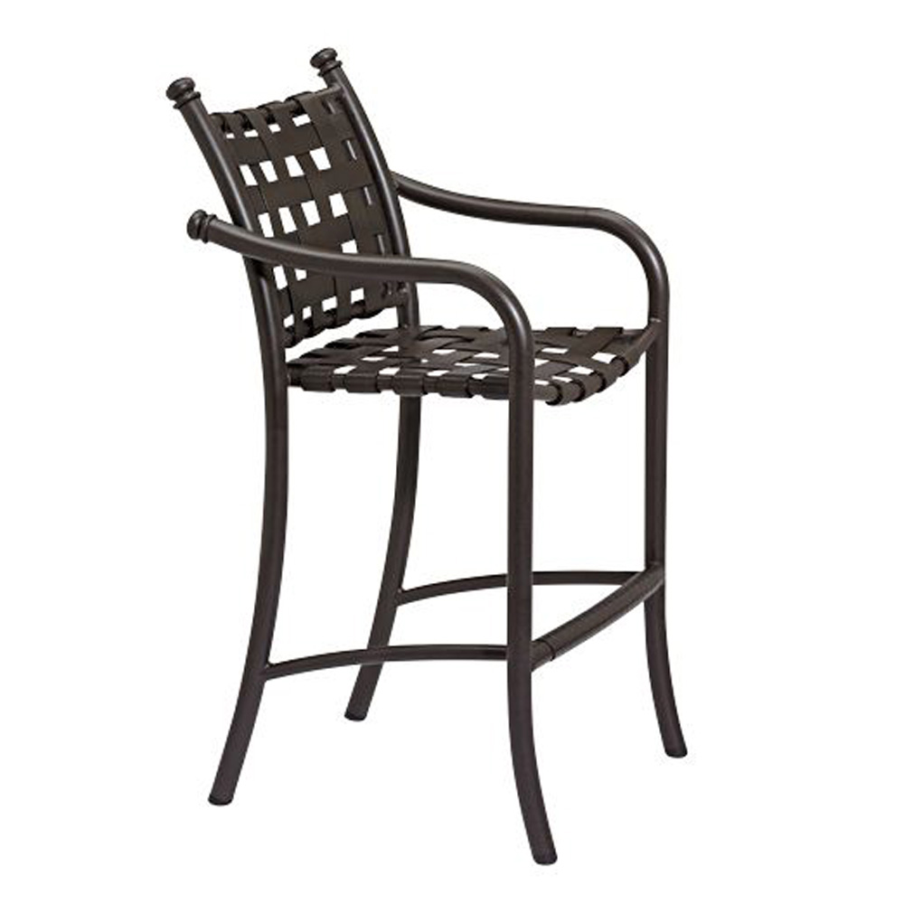 Tropitone La Scala Strap Stationary Bar Stool | 330026
