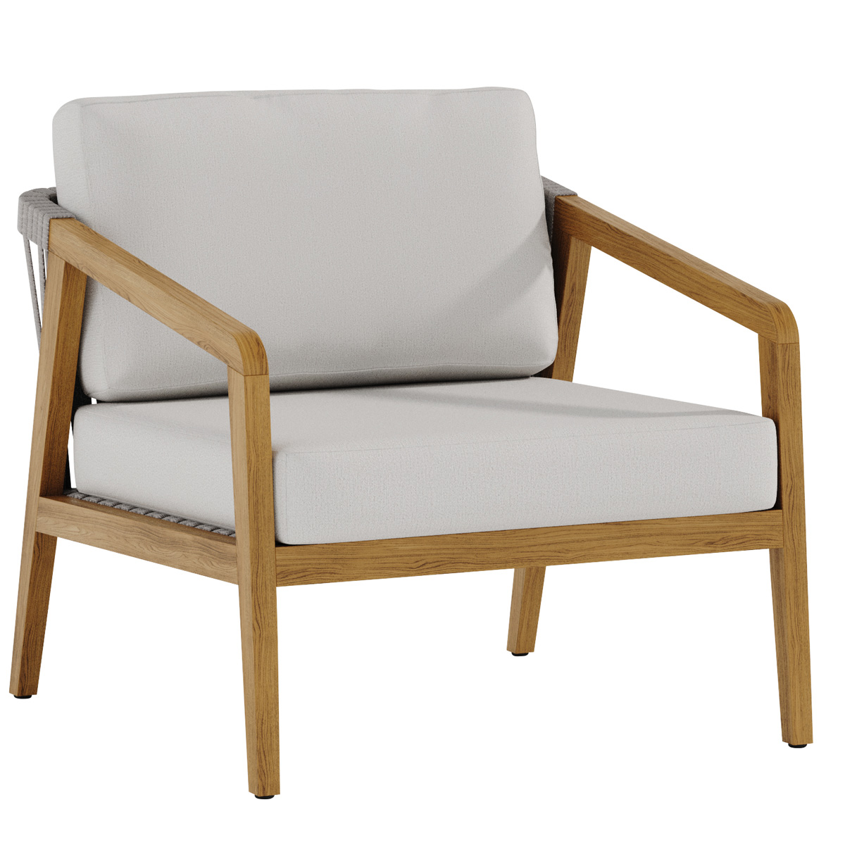 Tropitone Lido Teak Lounge Chair | 1J2411