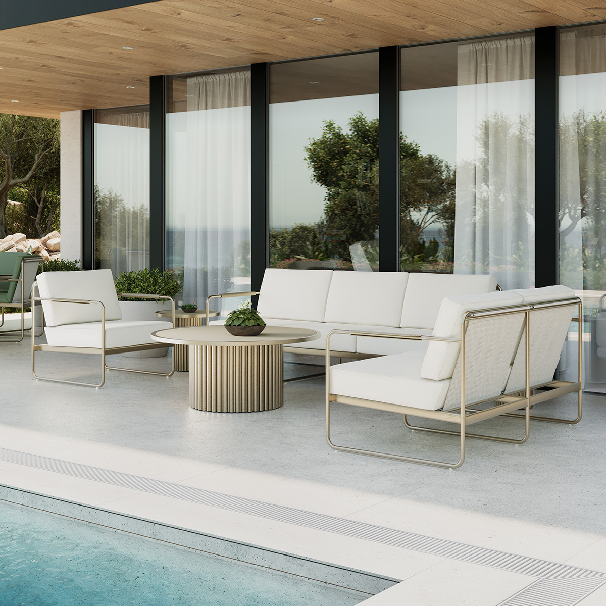 Tropitone Mirage Patio Set | TT-MIRAGE-SET2