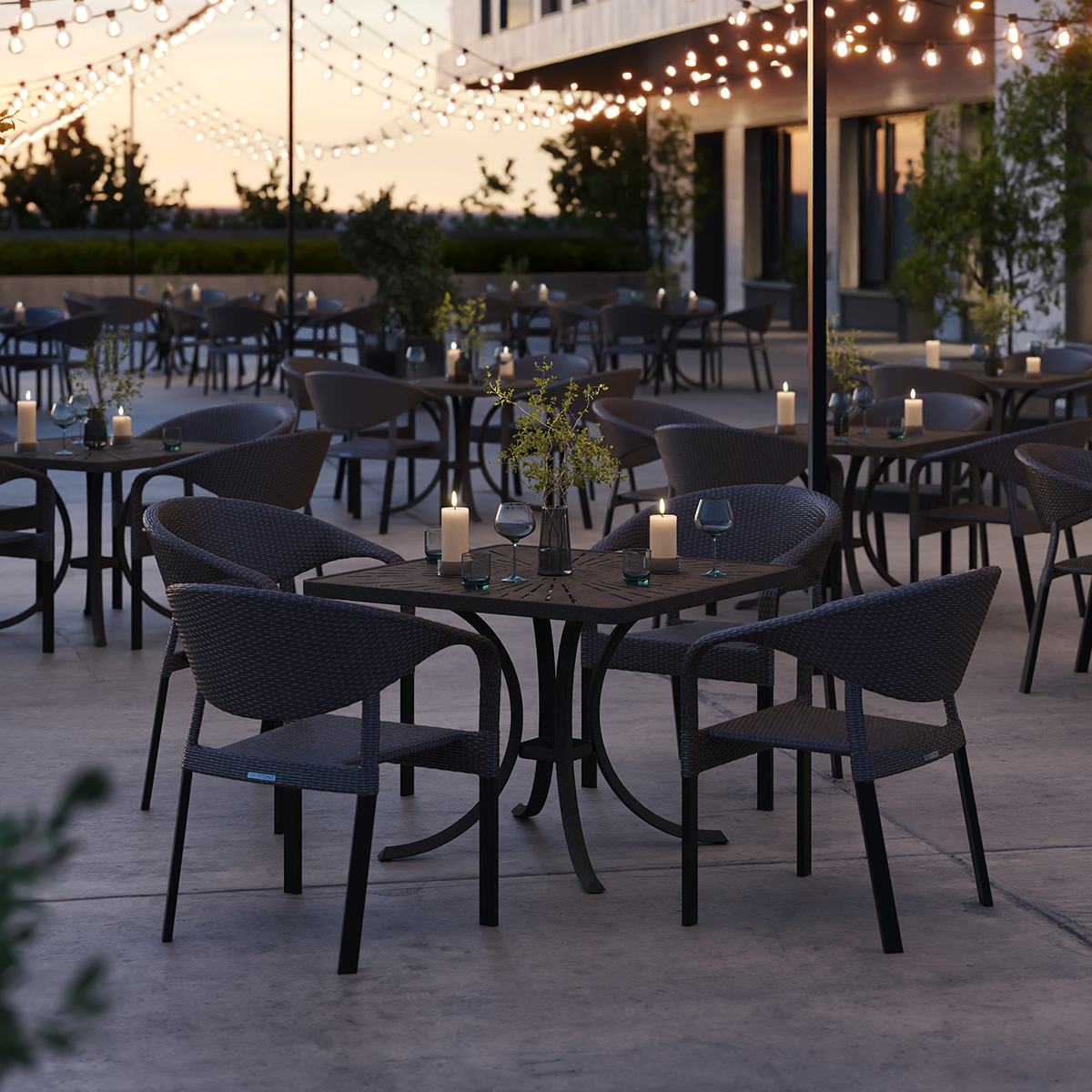 Tropitone Montara Wicker Dining Set | TT-MONTARA-SET1