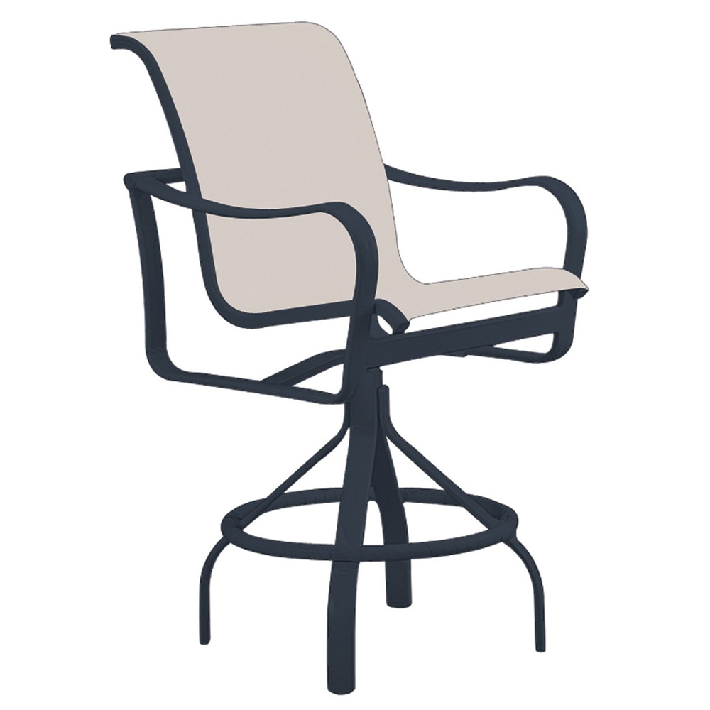 Tropitone Shoreline Sling Swivel Bar Stool | 150027-28