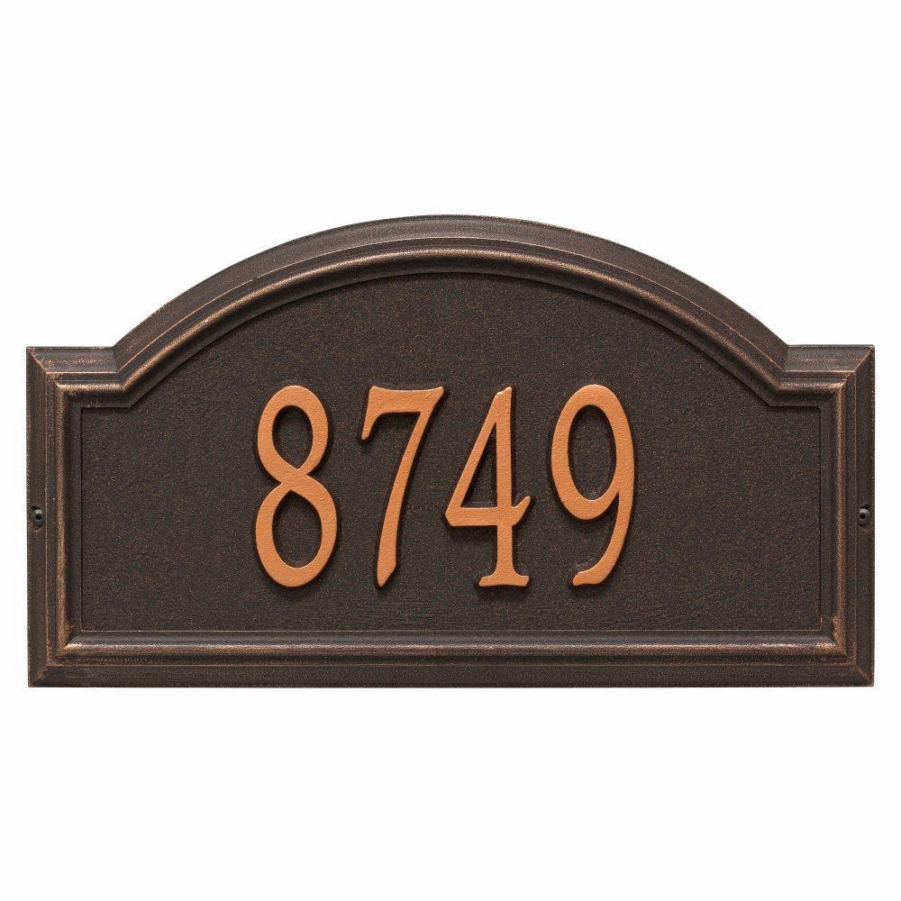 Whitehall Providence Arch Standard Wall Address Plaque - One Line | 1304