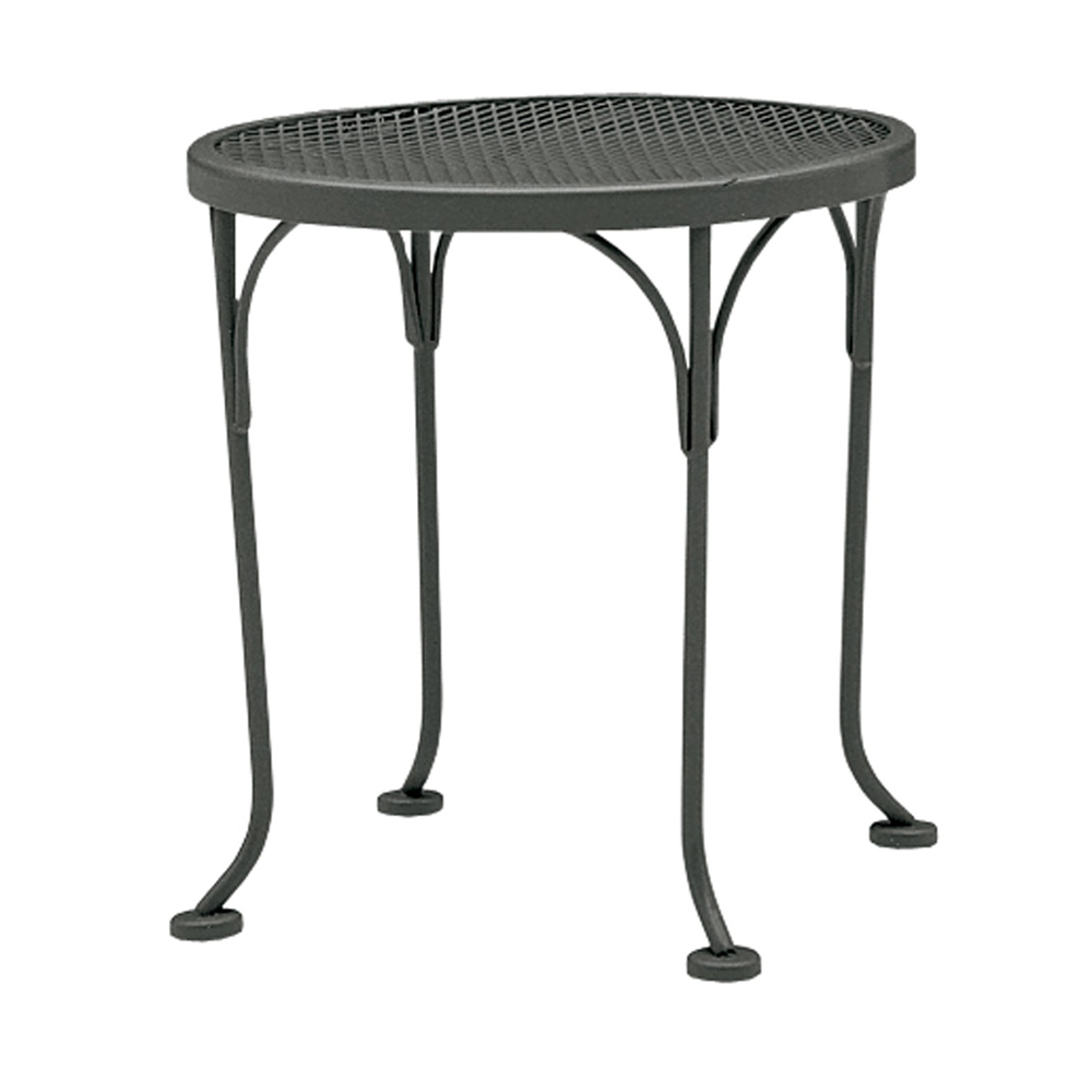 Woodard 17" Round Mesh Top End Table | 190193