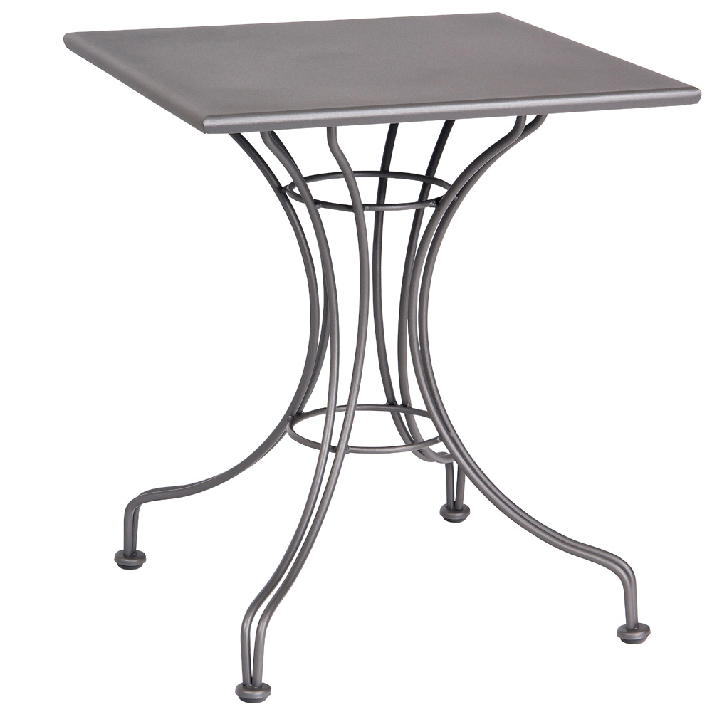 Woodard 24" Square Solid Top Bistro Table w/ Universal Base | 13L4SD24