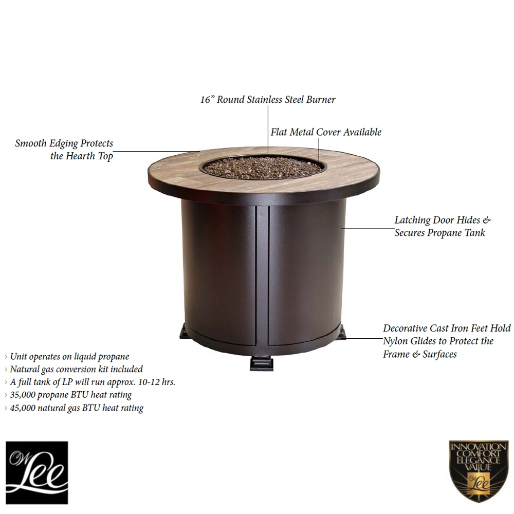 Santorini Fire Pit Table