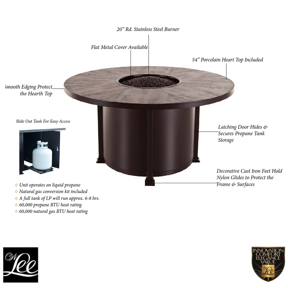 Santorini Fire Pit Table
