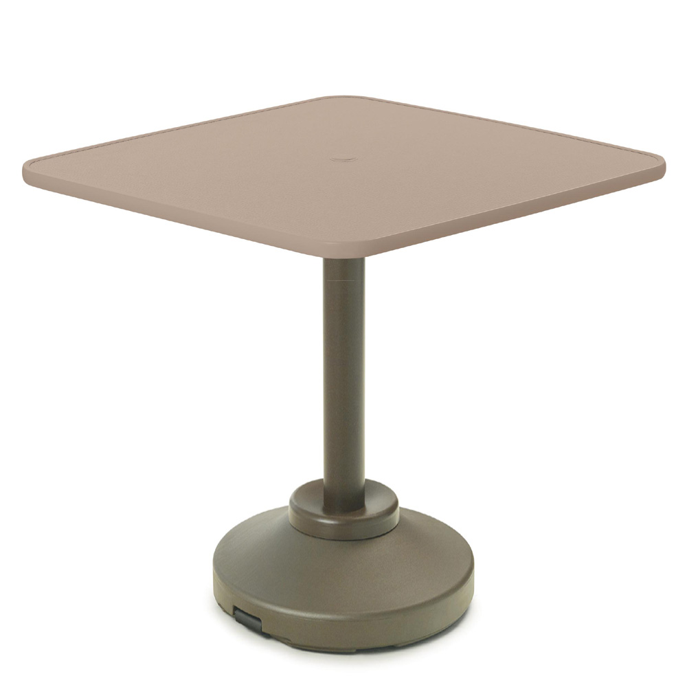 Telescope Casual Hammered MGP 42 Round Bar Height Table With Pedestal Telescope Casual Hammered MGP 42 Round Bar Height Table With Pedestal